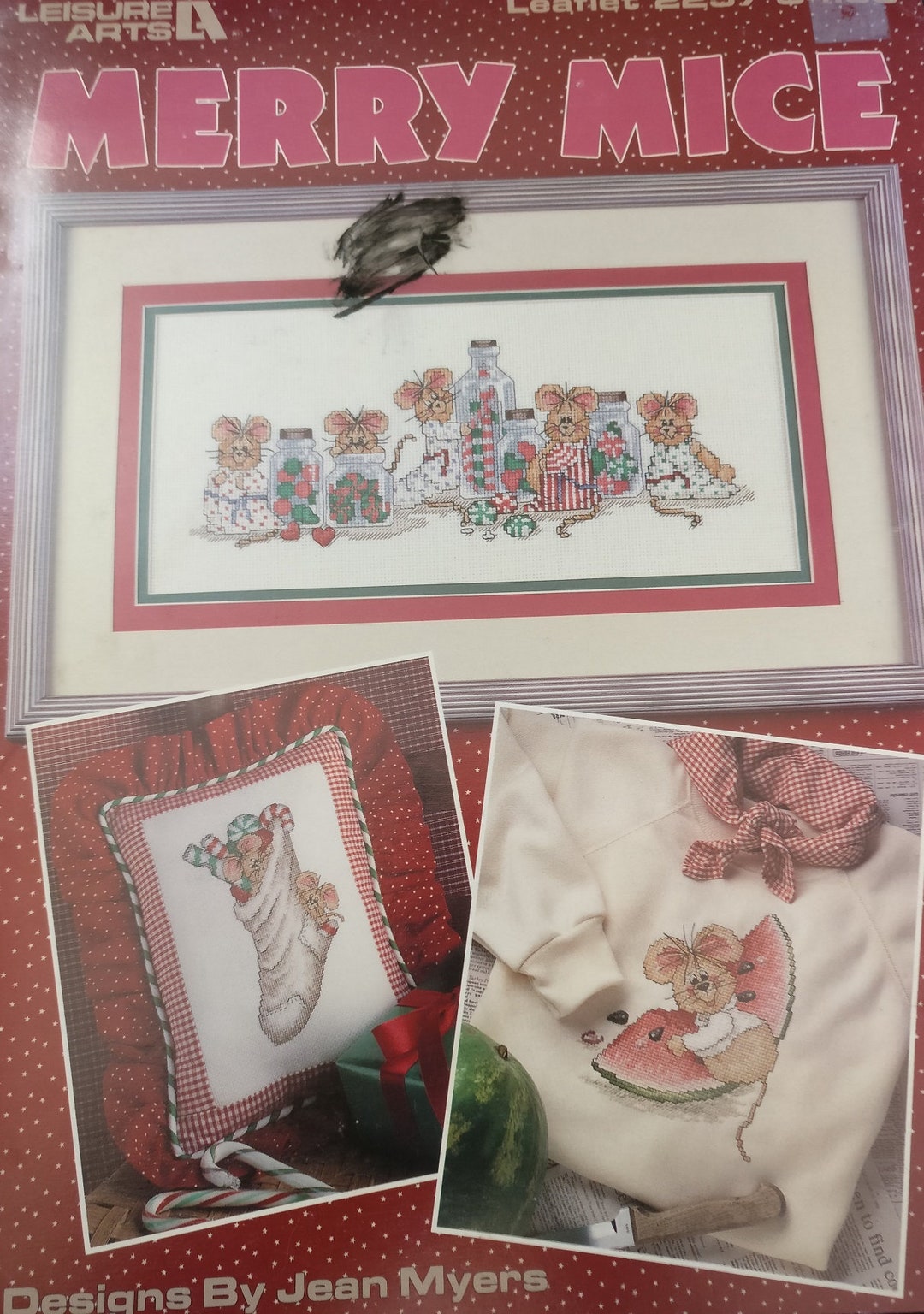 Merry Mice Cross Stitch Pattern by Leisure Art - Etsy