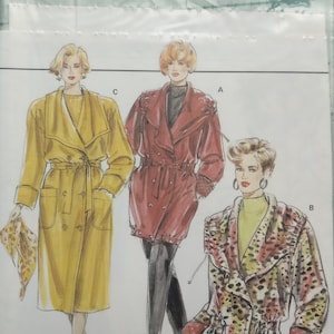 Burda Misses Jacket Coat Pattern 4915 - Etsy