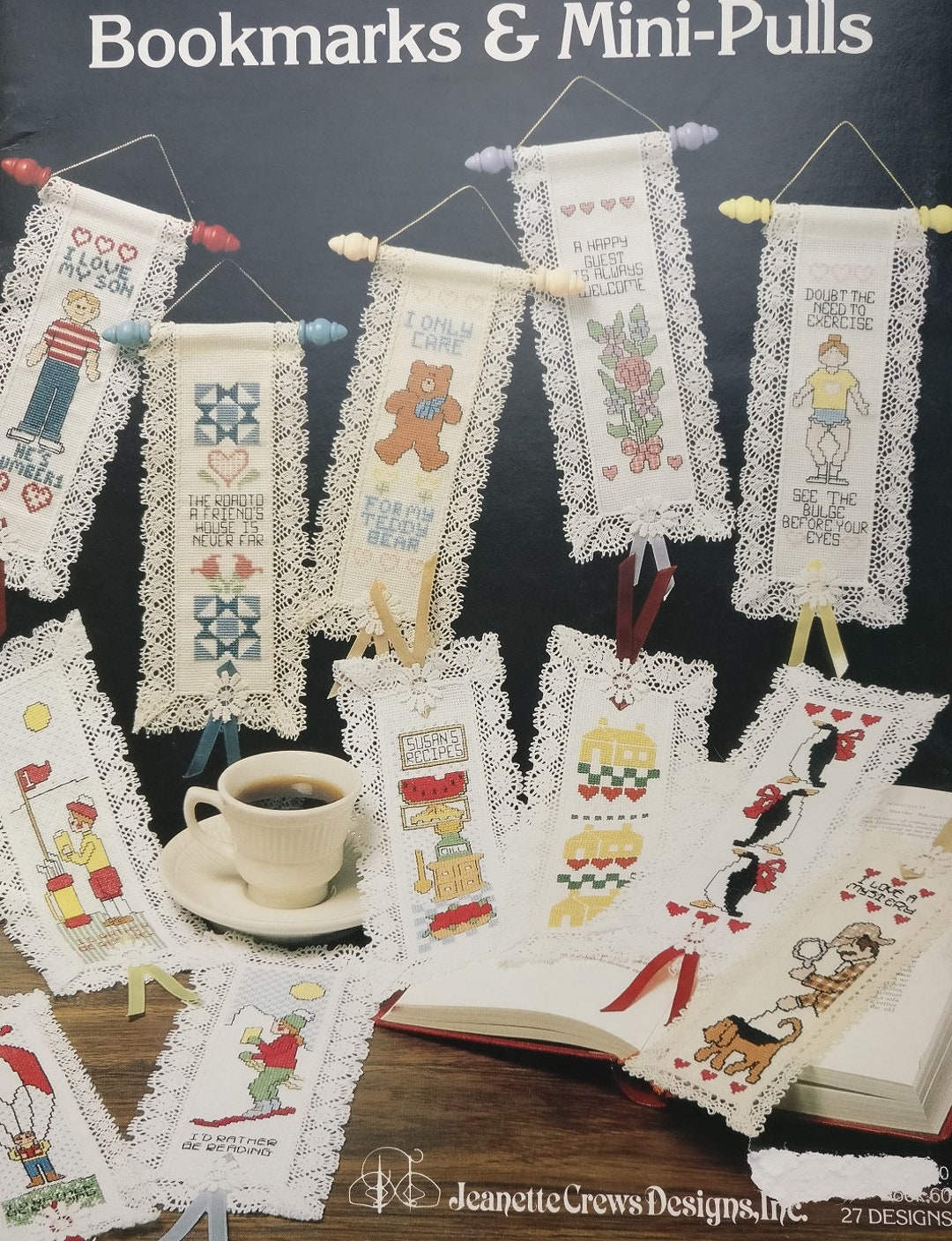 Bookmarks and Mini Pulls Pattern Book by Jeanette Crews - Etsy