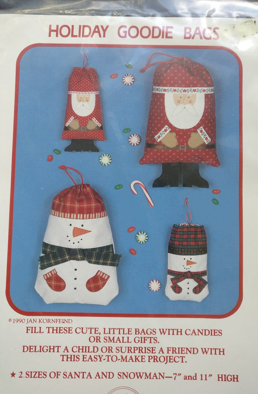 Holiday Goodie Bags Pattern by Country Appliques - Etsy
