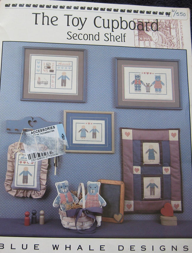 The Toy Cupboard Second Shelf Cross Stitch Pattern Book - Etsy