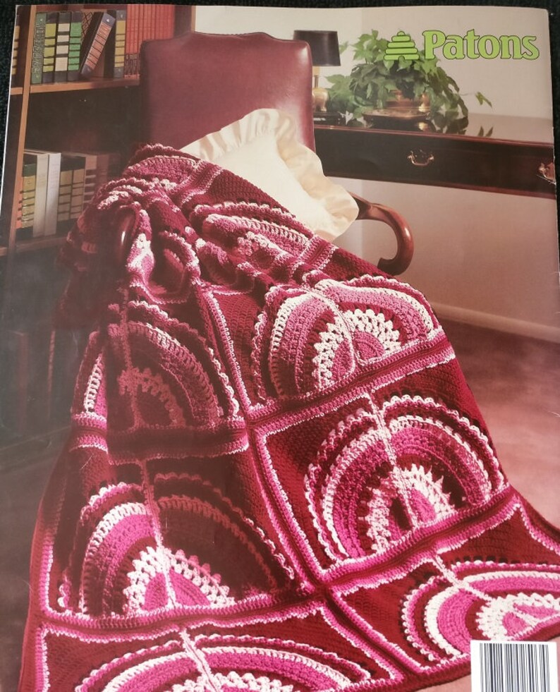 Patons Favorite Afghans Crochet Pattern Book | Etsy