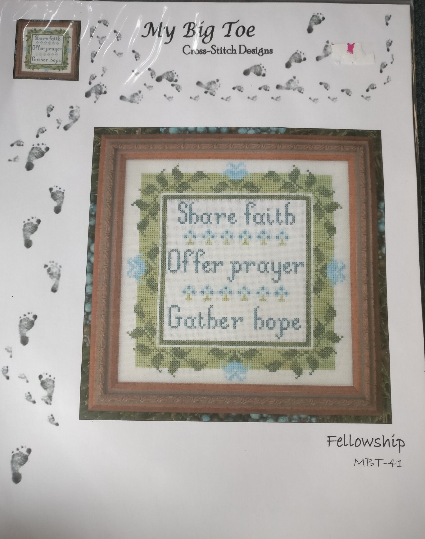 Fellowship Prayer Cross Stitch Pattern by My Big Toe - Etsy