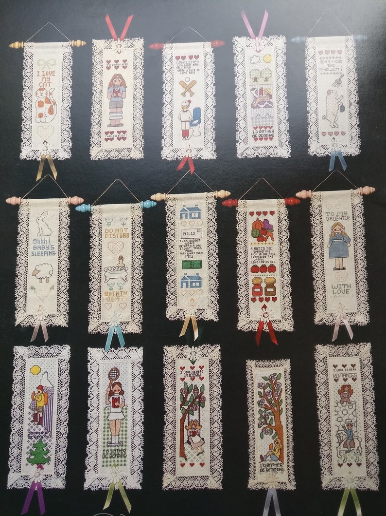 Bookmarks and Mini Pulls Pattern Book by Jeanette Crews - Etsy