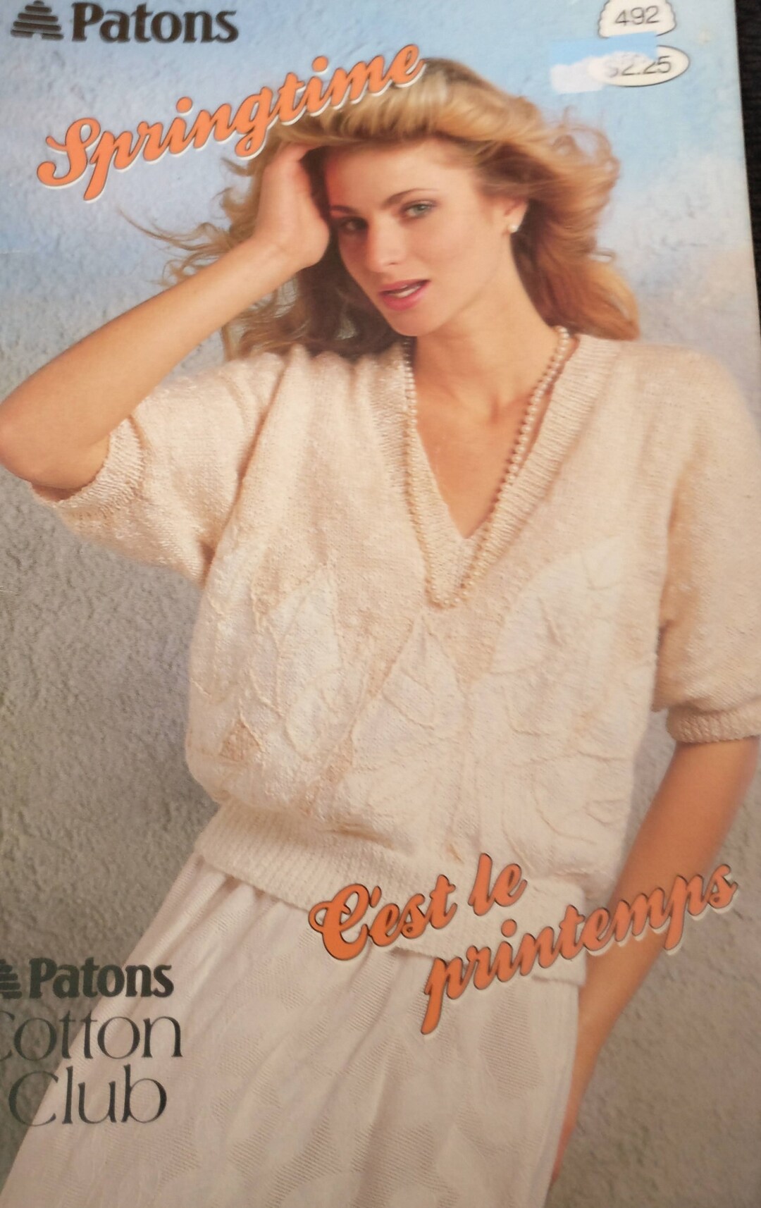 Patons Cotton Club Knitting Pattern Book 492 - Etsy