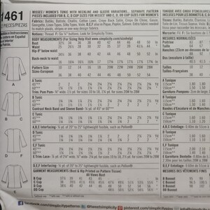 Simplicity Misses Tunic Top Pattern 1461 Plus Size - Etsy