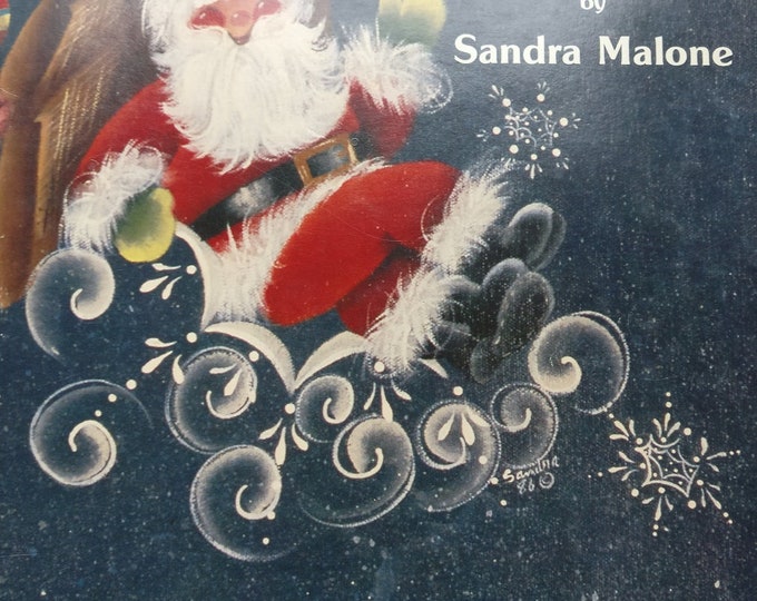 Paint A Happy Christmas Tole Painting Book by Sandra Malone - Etsy