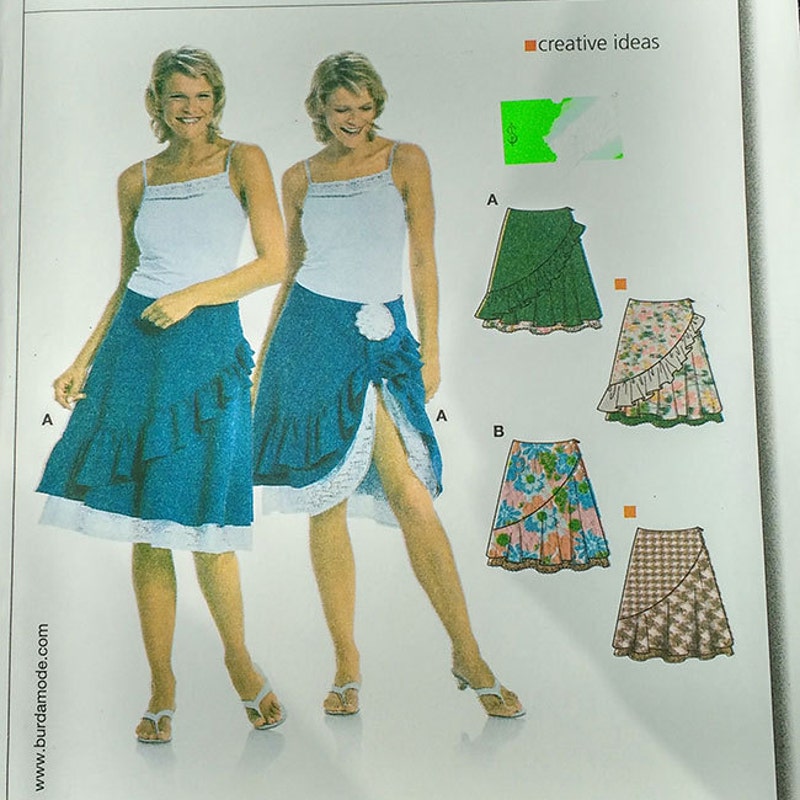 Burda Skirt - Etsy