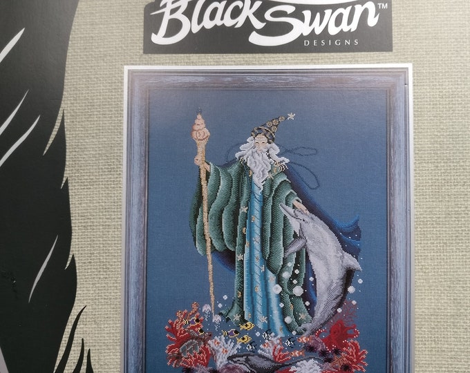 Merrick Wizard of the Sea Cross Stitch Pattern by Black Swan - Etsy