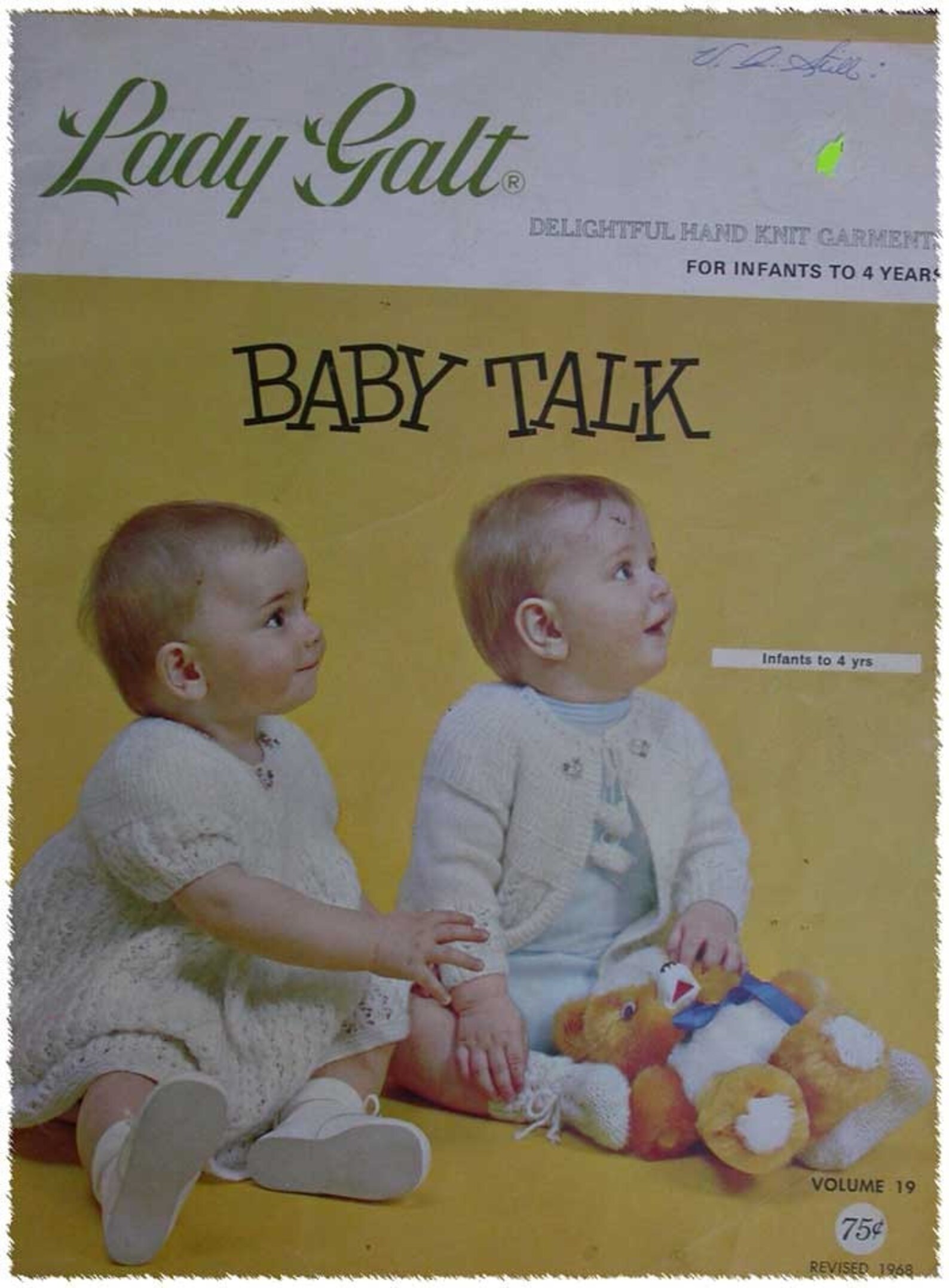 Vintage Lady Galt Baby Knitting Crochet Pattern Book - Etsy