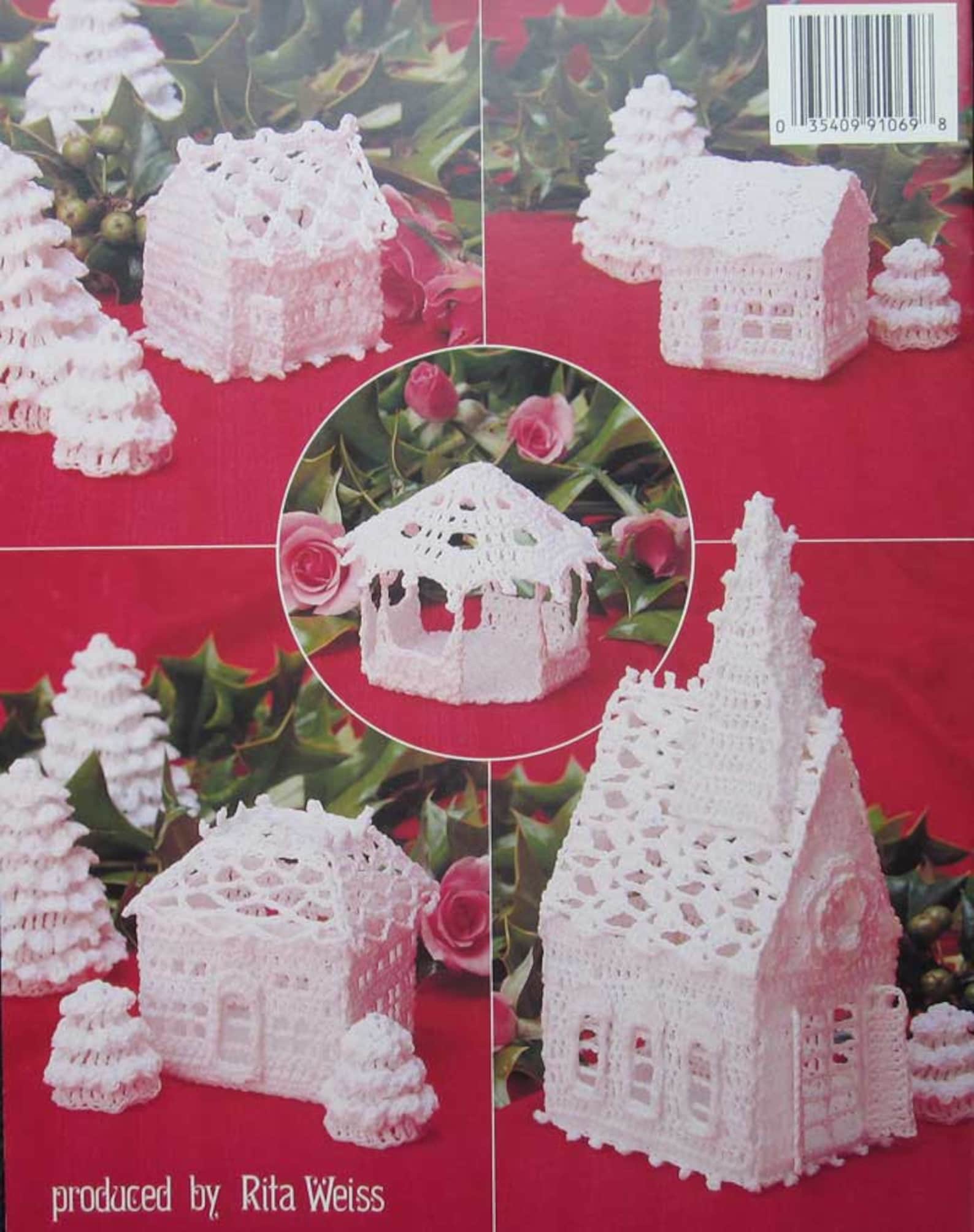 The Thread Crochet Christmas Village Crochet Pattern Book ASON - Etsy