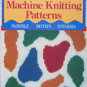 Colorful Machine Knitting Pattern Book by Barbara Devaney - Etsy
