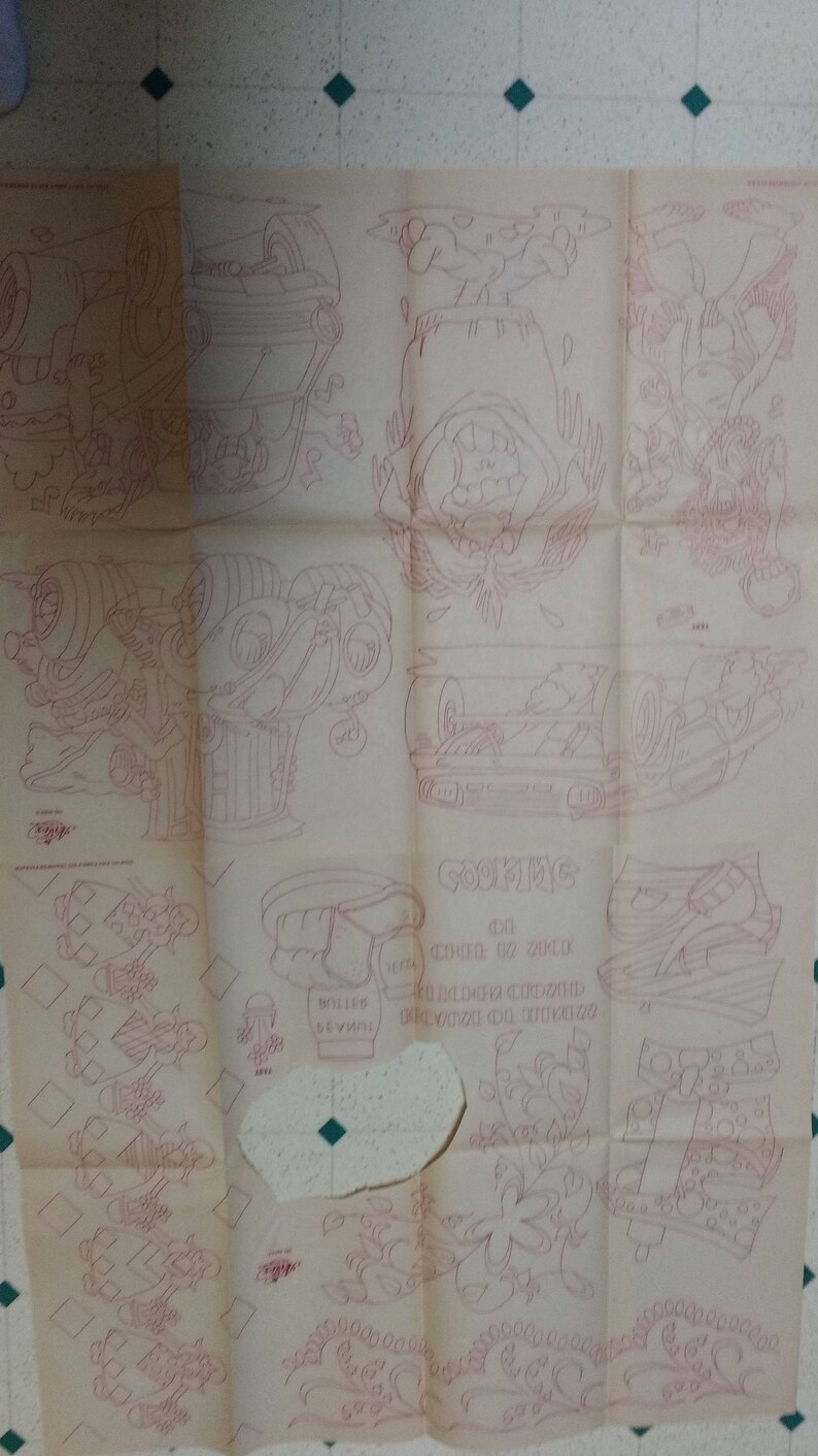 Vintage Artex Iron on Adventure Transfers Pattern | Etsy