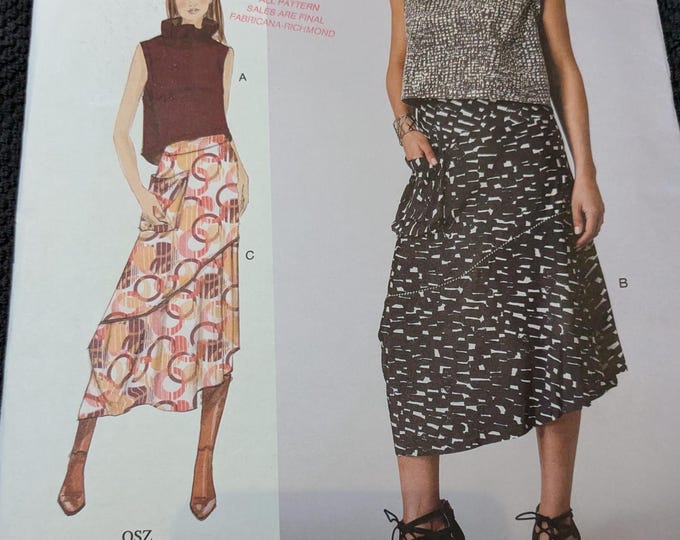 Vogue Misses Top Skirt Pattern V1515 Todays Fit Sandra Betzina - Etsy