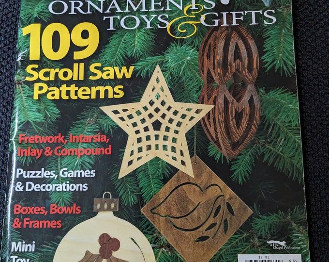 Scroll Saw Holiday Ornaments Magazine 2008 - Etsy