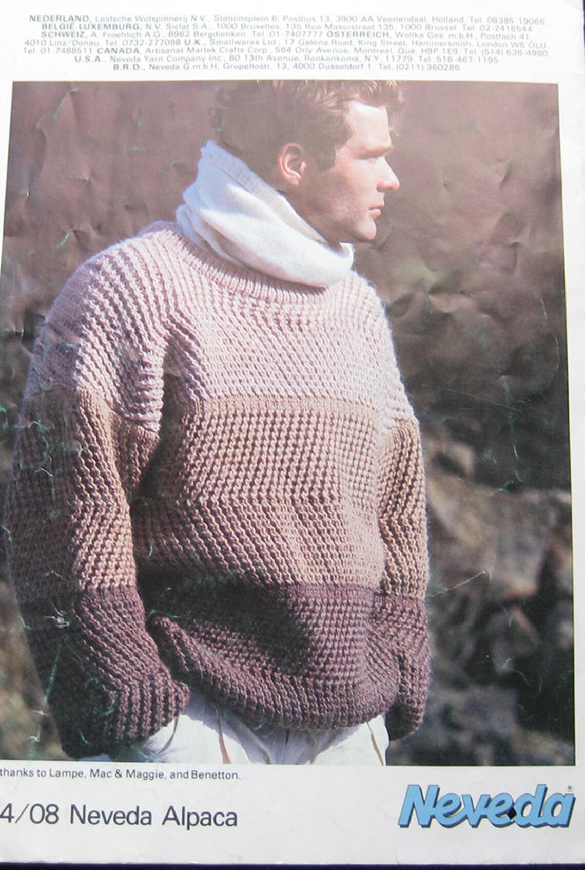 Neveda Alpaca Knitting Sweater Pattern - Etsy