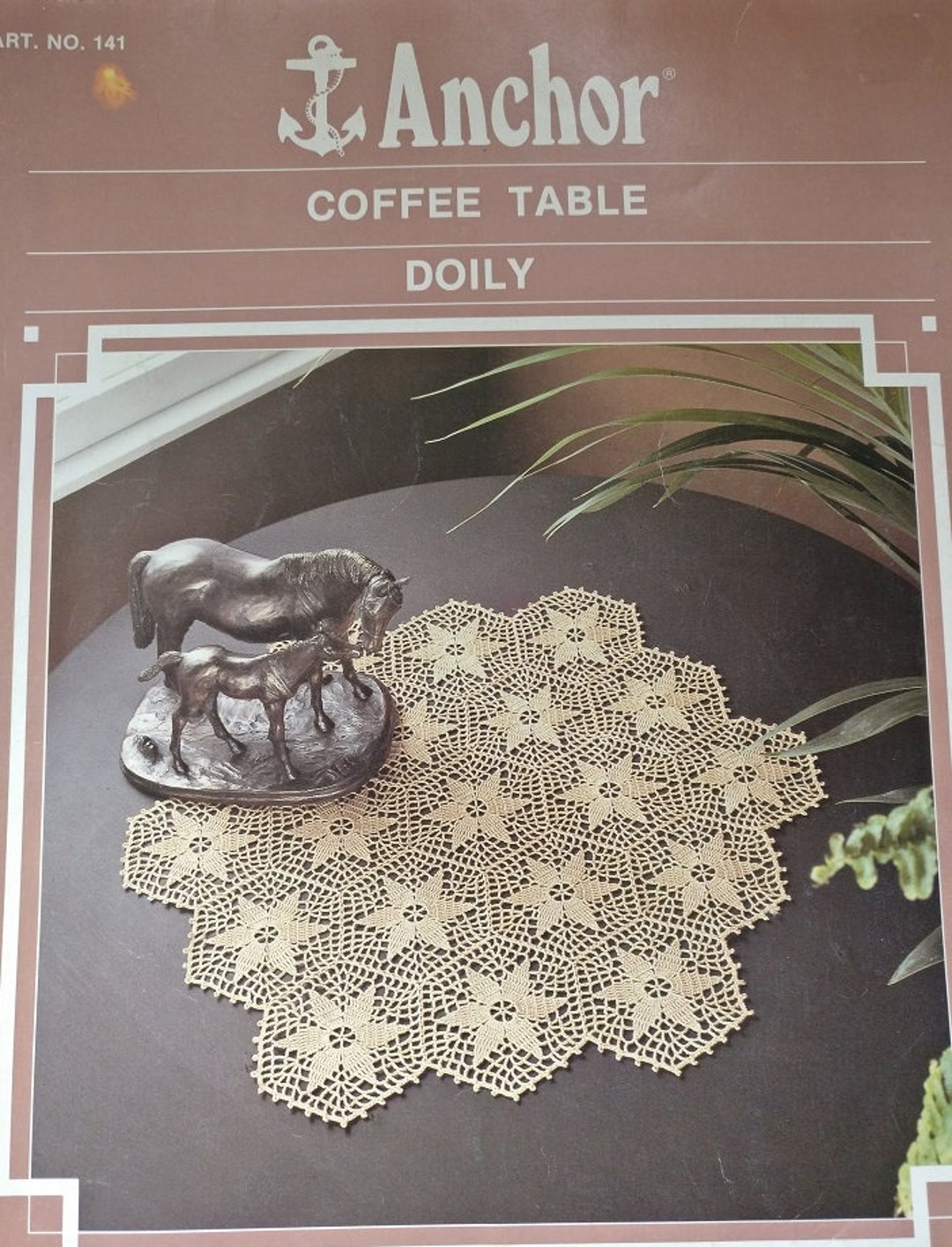 Coffee Table Doily Crochet Pattern by Anchor - Etsy