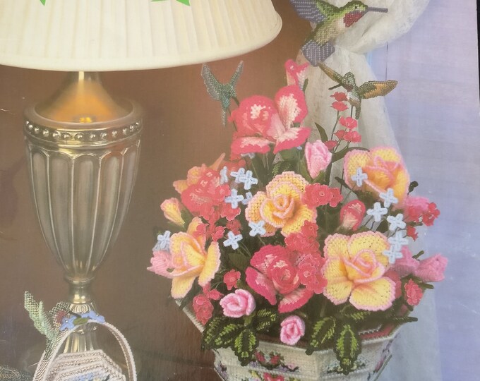 Hummingbird Table Decor Plastic Canvas Pattern Book by Annies - Etsy