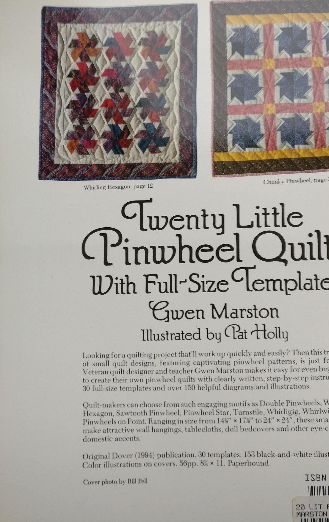Twenty Little Pinwheel Quilts Pattern Book by Gwen Marston - Etsy
