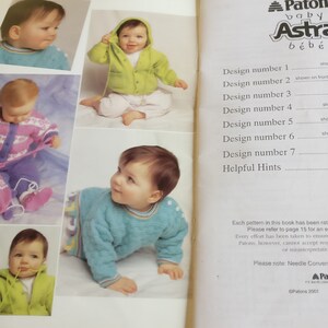 Patons Astra Baby Knitting Pattern Book 672 - Etsy