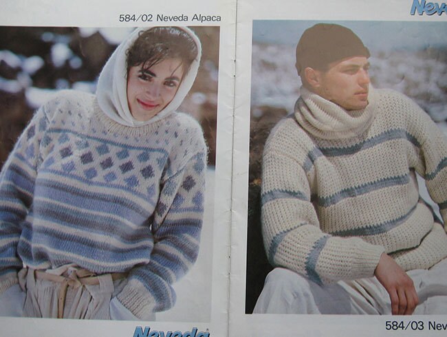 Neveda Alpaca Knitting Sweater Pattern - Etsy