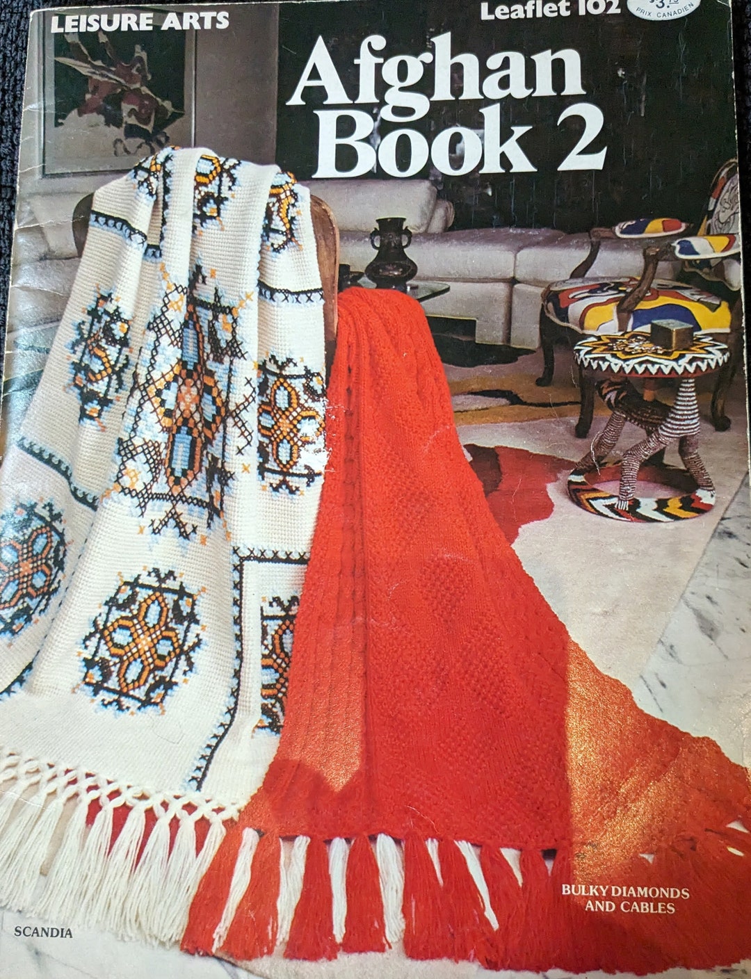 The Afghan Book 2 Knitting Crochet Pattern Book by Leisure Arts - Etsy