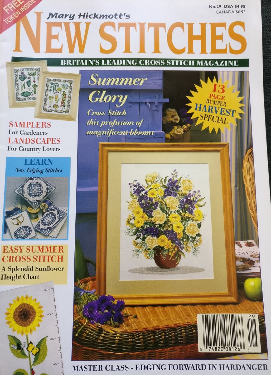 Mary Hickmotts New Stitches Magazine No 29 - Etsy