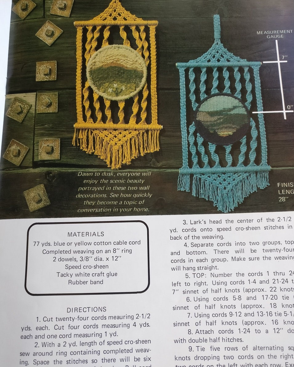 Mixed Media Macrame Pattern Book - Etsy