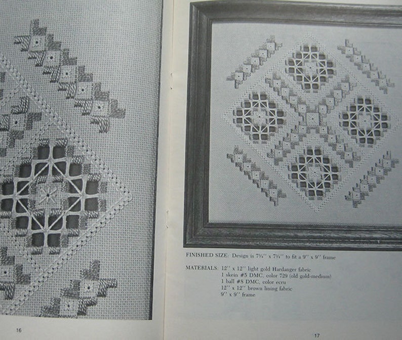 Hardanger Embroidery Favorites 4 Pattern Book - Etsy