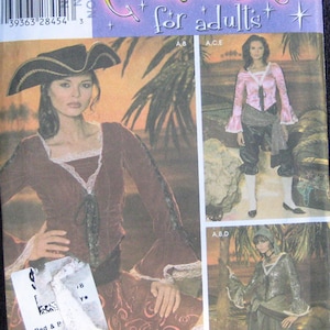 Simplicity Costume Womens Pirate Pattern 4914 - Etsy