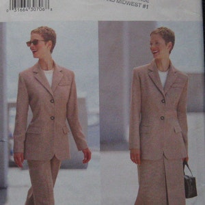 Butterick Jacket Skirt Pants Pattern 6338 - Etsy