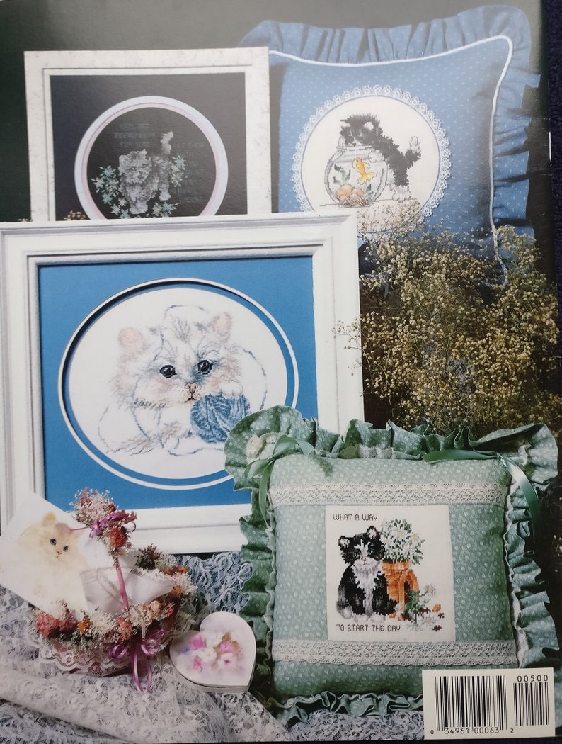 Captivating Cats Cross Stitch Pattern Book by Stoney Creek | Etsy