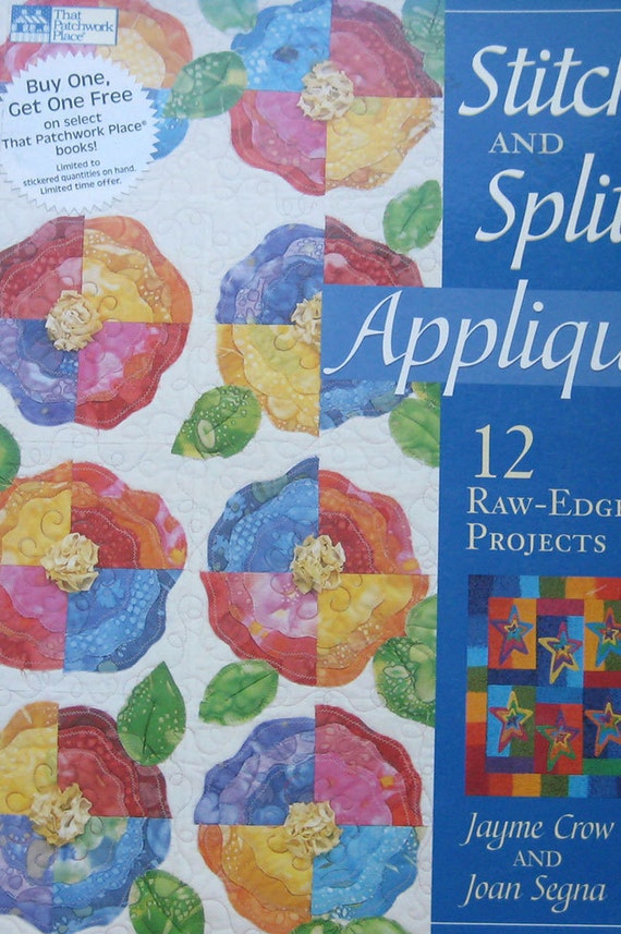 Stitch and Split Applique Quilt Pattern Book by Jayme Crow - Etsy