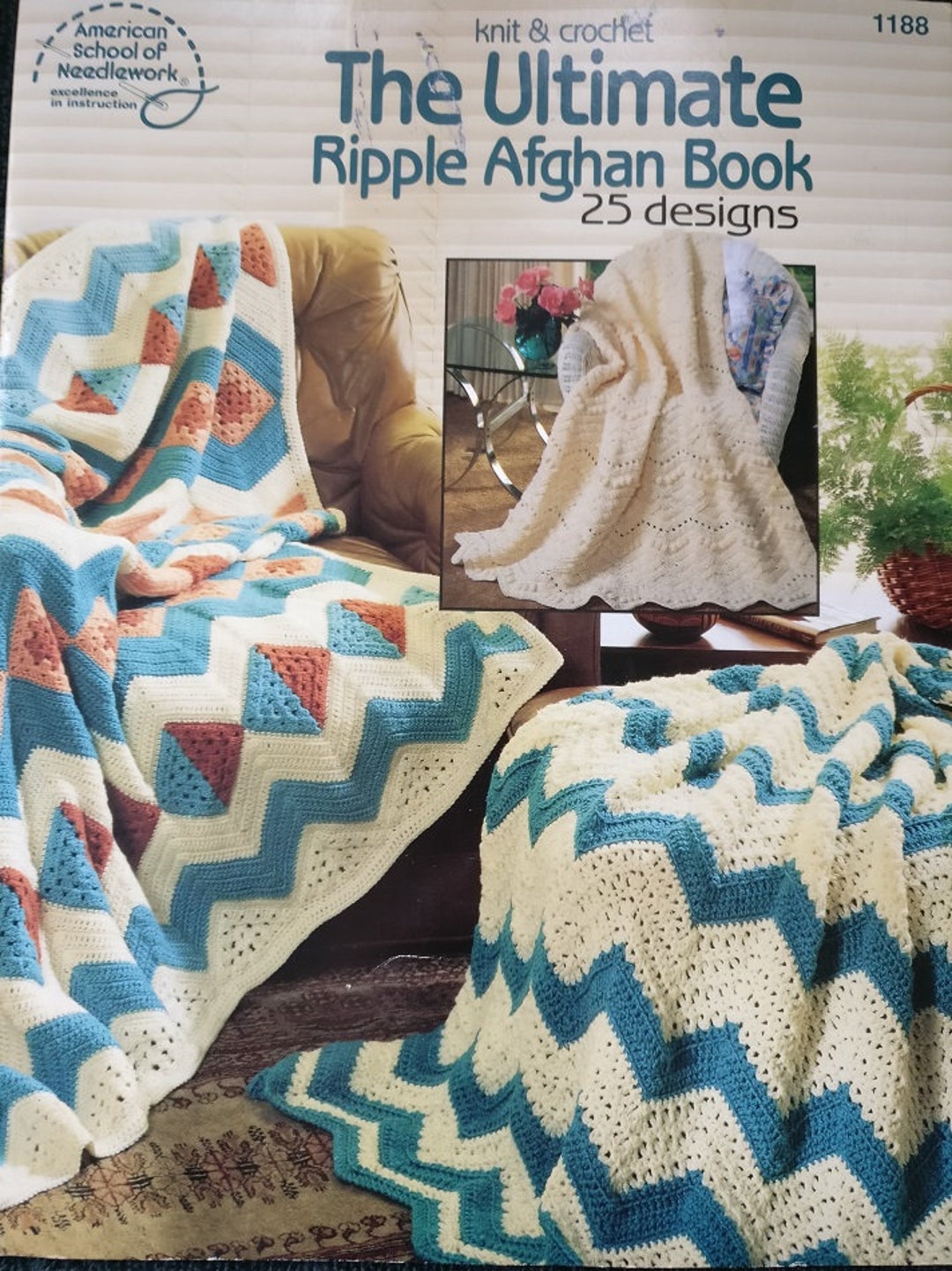 The Ultimate Ripple Afghan Knit Crochet Book ASON - Etsy