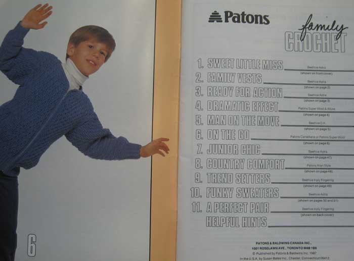 Patons Family Crochet Pattern Book 515 - Etsy