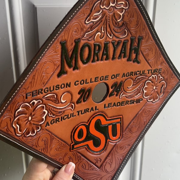 Leather Graduation Cap Topper - Etsy