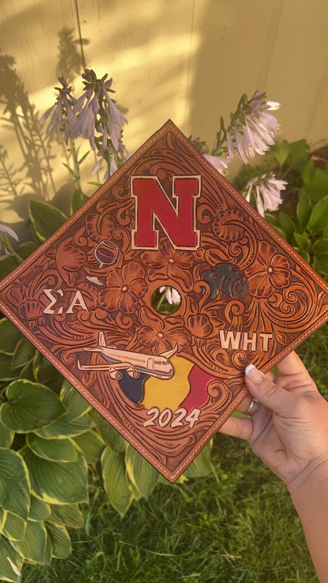 Custom Leather Graduation Cap Topper - Etsy