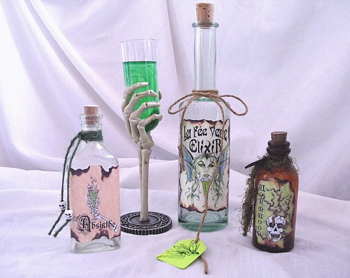 Absinthe the Green Fairy Deadly Drink Potion Wormwood Poison Vintage ...