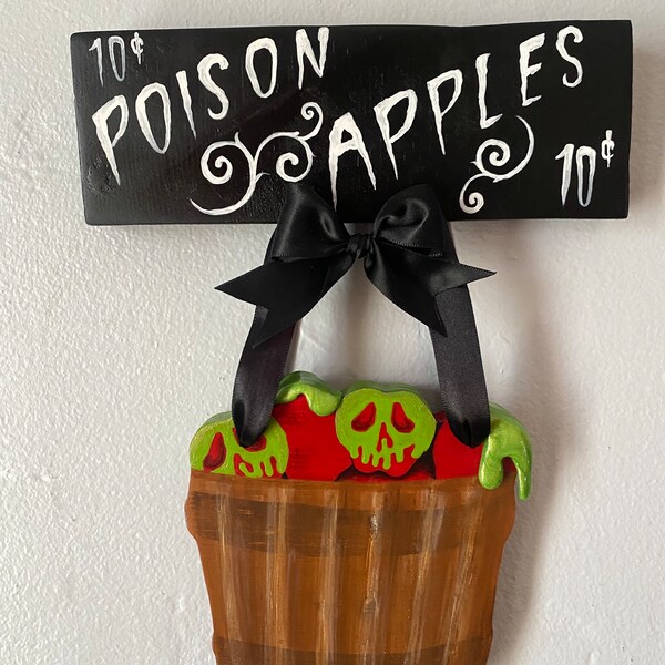 Hand Painted Wooden Apples - Etsy