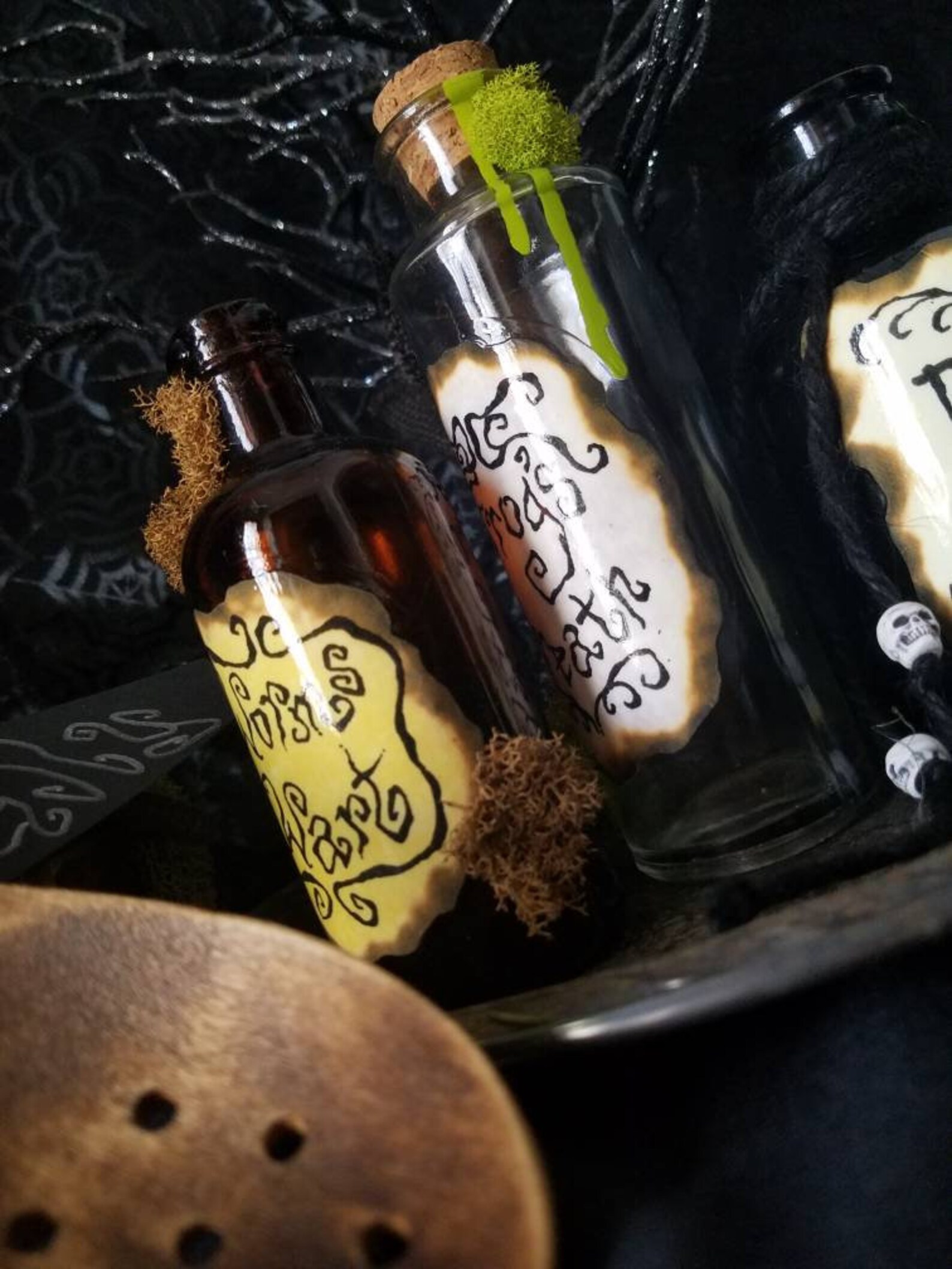 Nightmare Before Christmas Sally Potion Poison Bottles and - Etsy