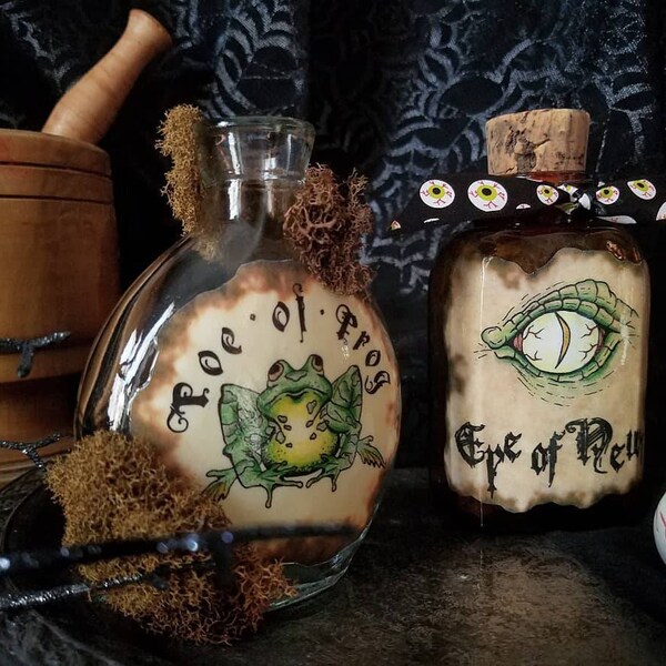 Halloween Spell Bottles - Etsy