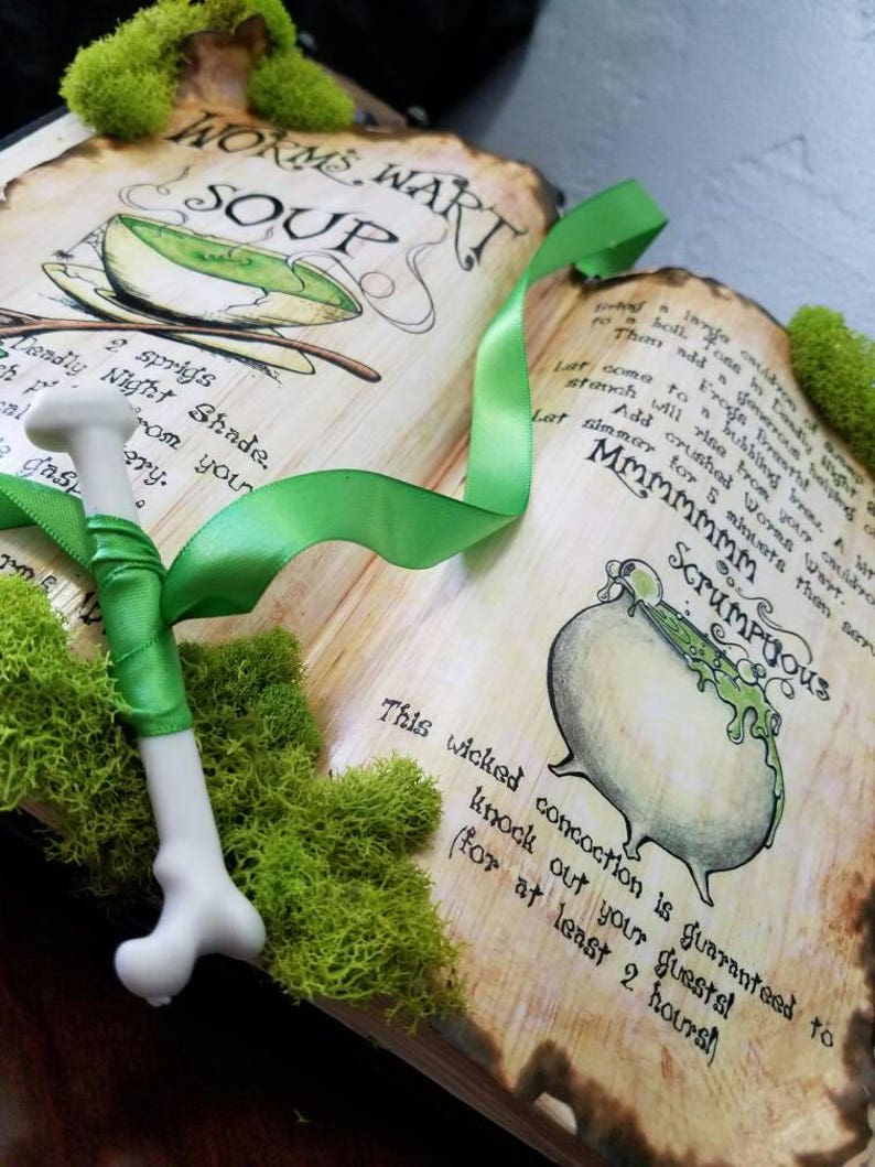 Nightmare Before Christmas Sally Recipe Worms Wart Soup Spell - Etsy