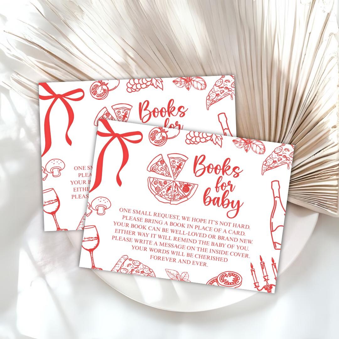 Editable Pizza Special Delivery Books for Baby Card A Special Delivery ...