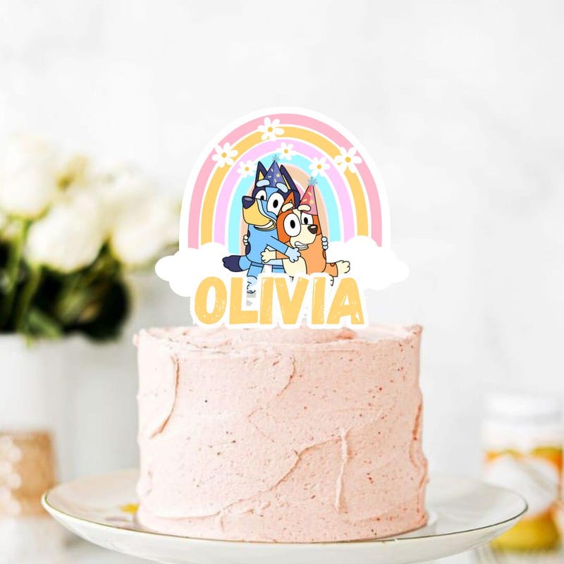 Bluey Cake Topper - Etsy Australia