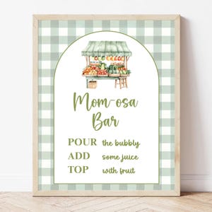 Editable Table Sign Bundle Locally Grown Baby Shower Table Sign Package ...