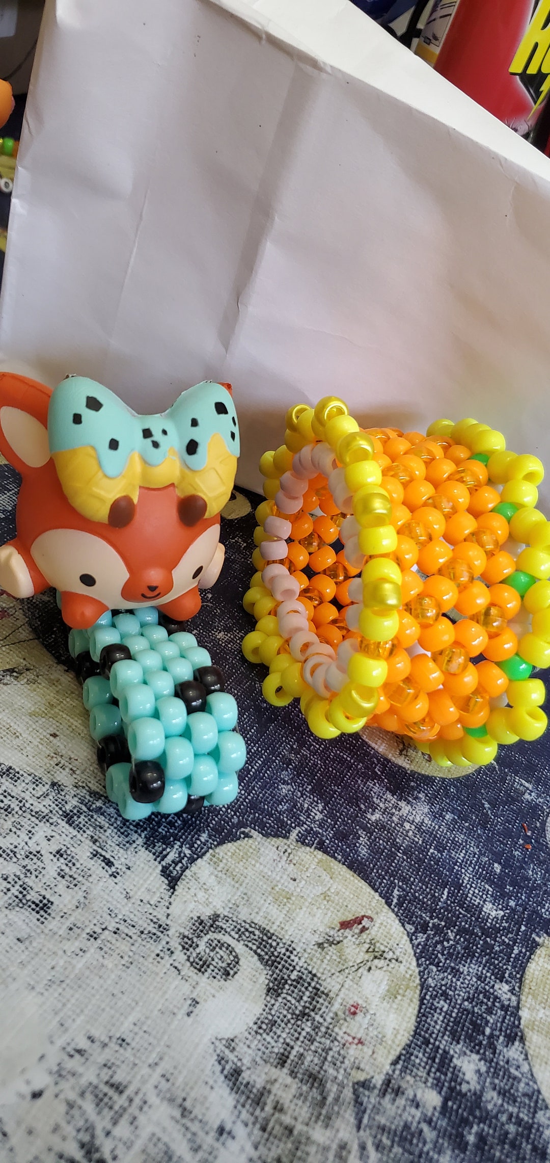 Spinning Squishy Pony Bead Bracelet - Etsy