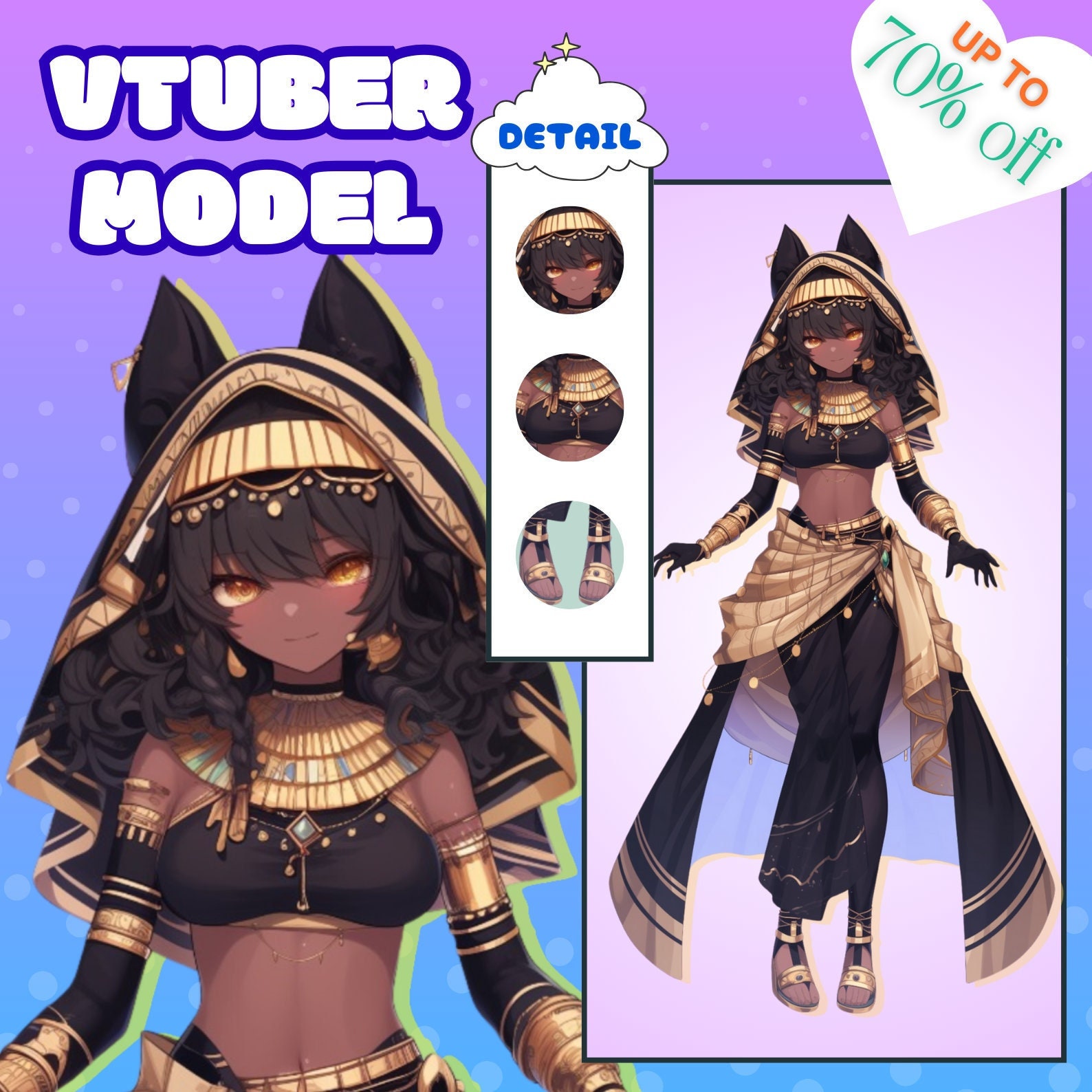 Custom Vtuber, Vtuber Commission, Vtuber Model, Vtuber Character, Vtuber Design, Live2d Model ...