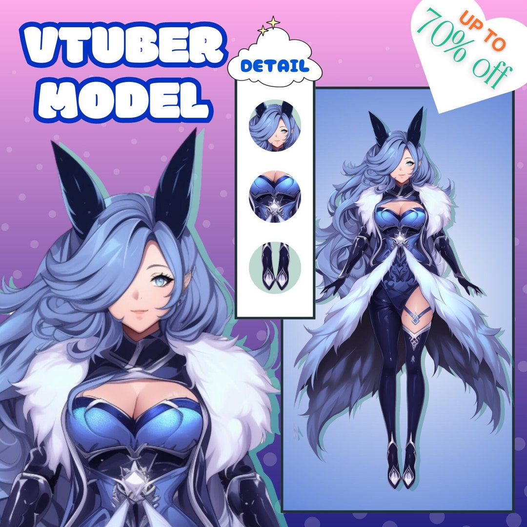 Custom Vtuber, Vtuber Commission, Vtuber Model, Vtuber Character, Vtuber Design, Live2d Model ...