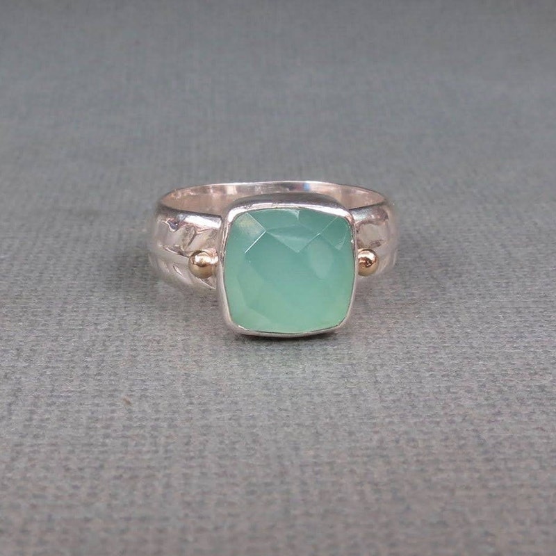 Chalcedony Ring - Etsy