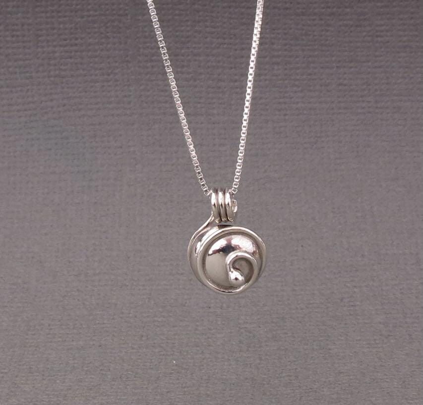 Sterling Silver Little Sprout Necklace Handmade - Etsy